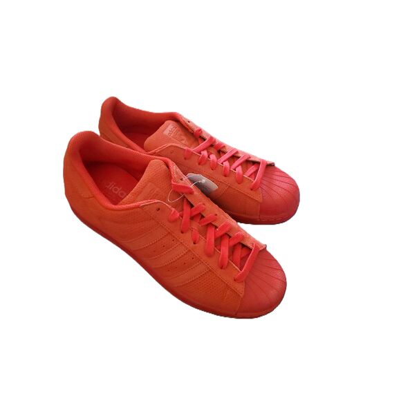 adidas | Shoes | Nwt Adidas Triple Red Suede Sneakers Shell Toe Mens ...